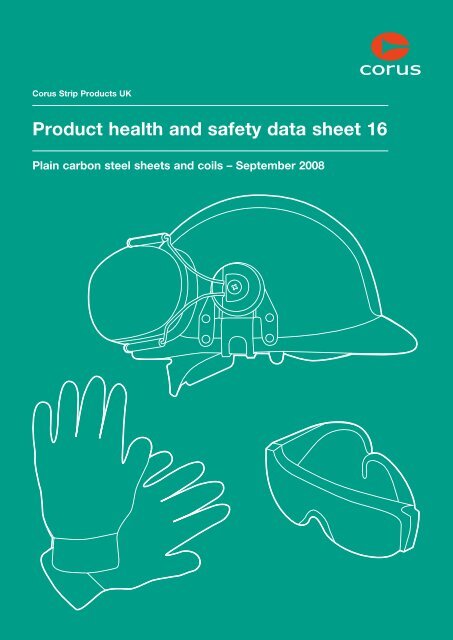 Product health and safety data sheet 16 - Tata Steel