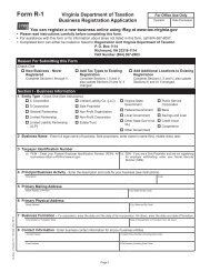 ST-9 CO Package - Virginia Department of Taxation