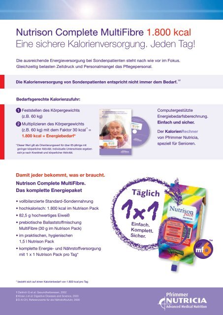Nutrison Complete MultiFibre 1.800 kcal Eine ... - Farbeundlack.de