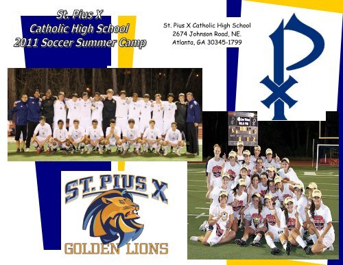 St. Pius X Catholic High School 2674 Johnson Road, NE. Atlanta ...