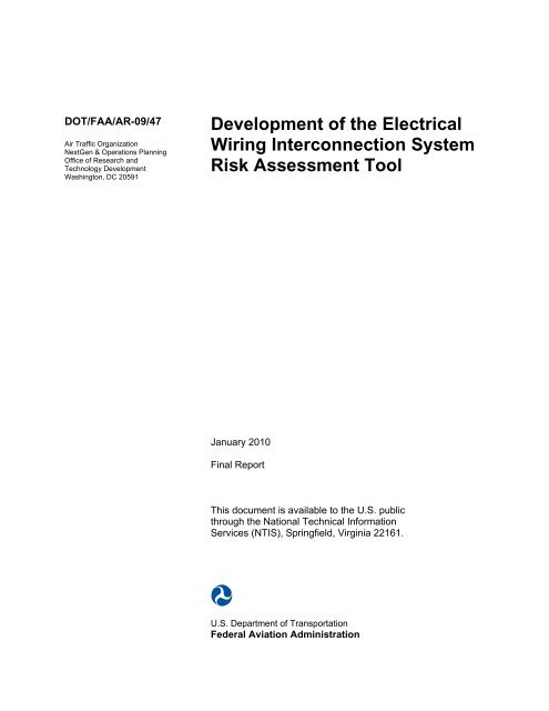 Development of the Electrical Wiring Interconnection System ... - FAA