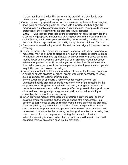 a crew member on the lead