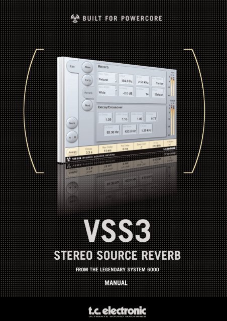 VSS3 PowerCore Manual English - TC Electronic