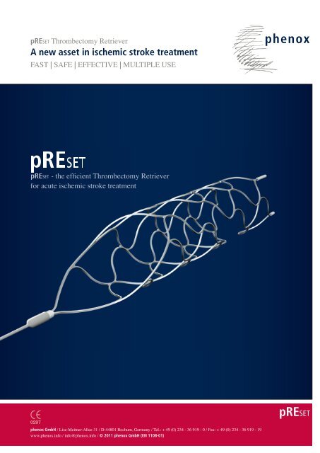 pRESET Thrombectomy Retriever