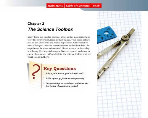 Chapter 2 The Science Toolbox - 6th Grade Science :: Home