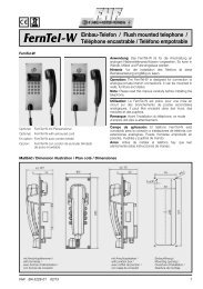 ExII-Telephone ExResistTel - bei FHF, Funke Huster Fernsig GmbH