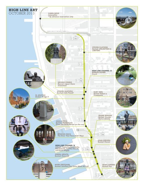 High Line Art Map