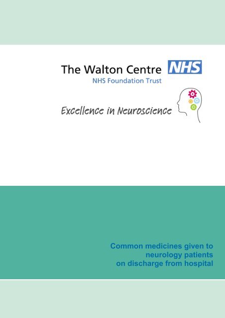 Neurology medicines on discharge Patient Information Leaflet