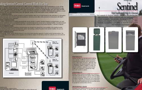 radio communications central control - Toro