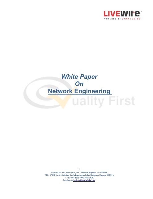 White Paper On Network Engineering