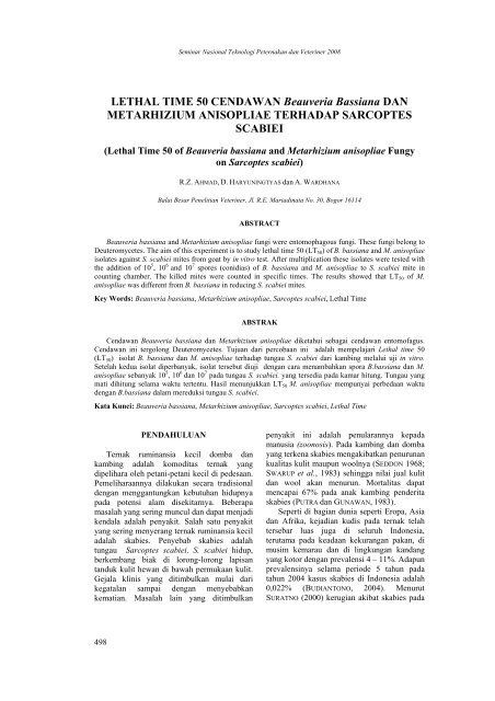 Deteksi Cepat Insektisida Karbofuran (Karbamat) - Balai Besar ...