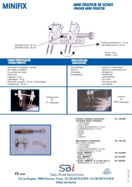 MINIFIX - Small Bone Innovations