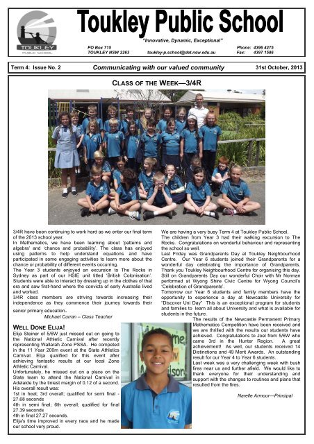 TERM 4 Issue 2 - Toukley Public School