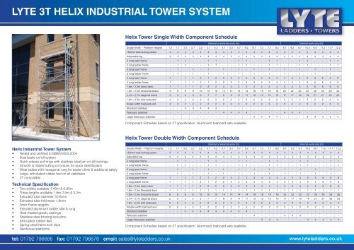 Towers - Lyte Ladders