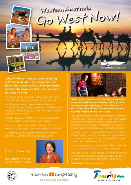 Go West Now fact sheet [pdf ] - Tourism Western Australia