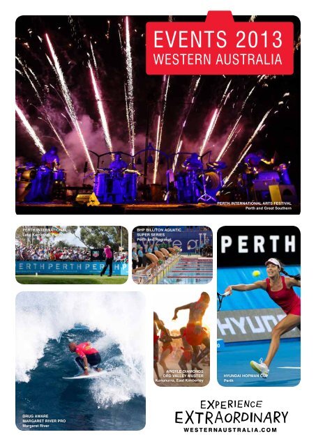 2013 Events Calendar - Tourism Western Australia