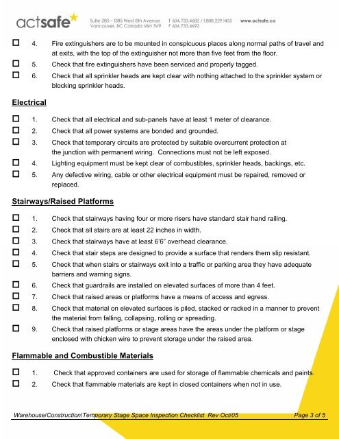 Access 1. Check that fir