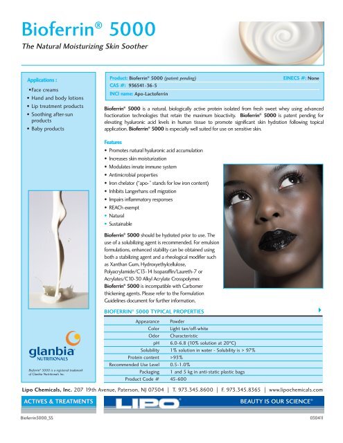 BioferrinÂ® 5000 - Cosmesi.it