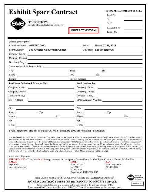 Exhibit Space Contract - ProduktOnline.de