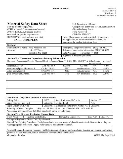 Barbicide Plus - Cache Beauty Supply, Inc.