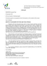 Sample of Cargo Clearance Permit (CCP) - Singapore Customs