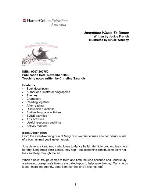 Josephine Wants To Dance - Good Reading Magazine