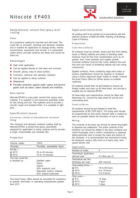 Nitocote EP403 June08.pmd - EPMS Supplies