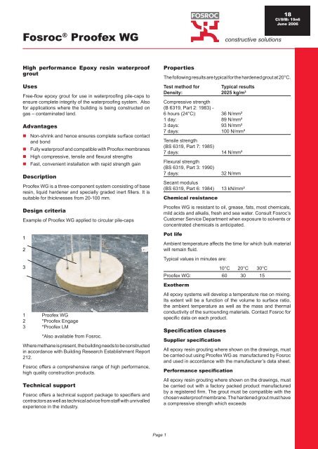 FosrocÂ® Proofex WG - EPMS Supplies