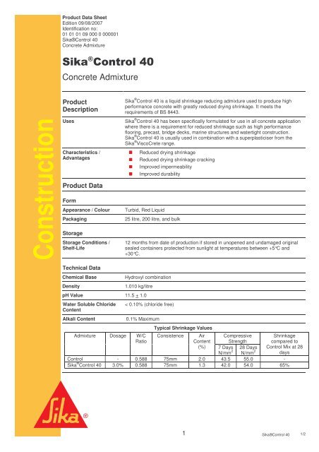 Sika Control 40.qxd - EPMS Supplies