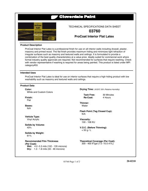 (PDF) 20-0210 - Cloverdale Paint