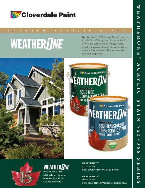 WeatherOne - Cloverdale Paint