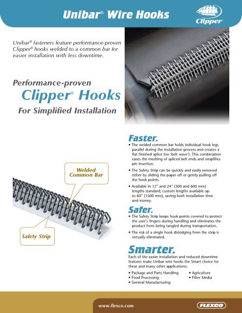 ClipperÂ® Hooks - Flexco