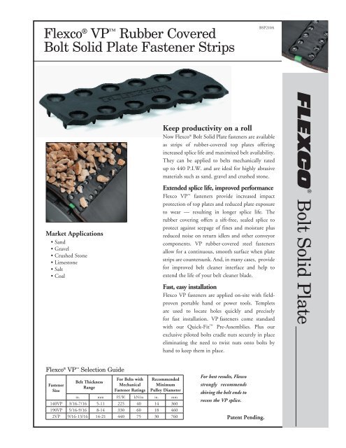 Flexco 112 Bolt Breaker tillescenter Power Transmission Products Conveyor Belts