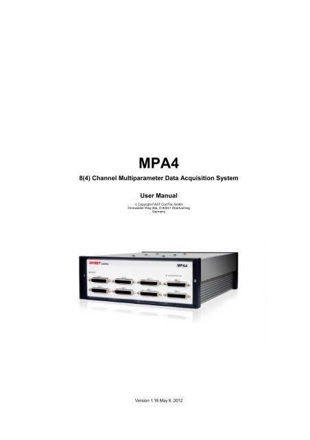 MPA4 - FAST Comtec