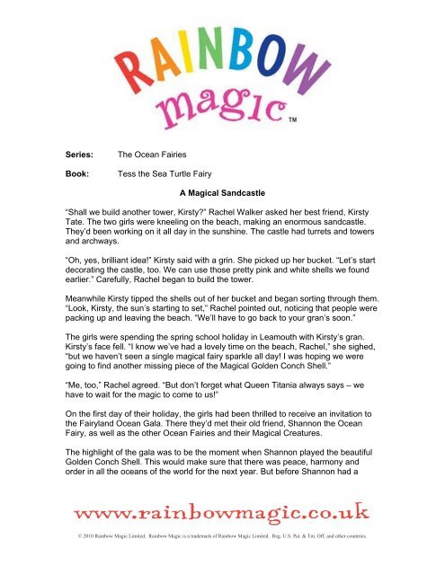 Series: - Rainbow Magic