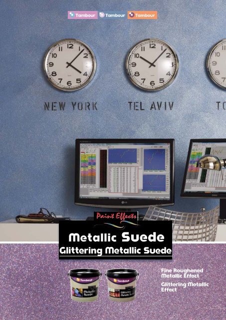 Glittering Metallic Suede - Tambour Paints