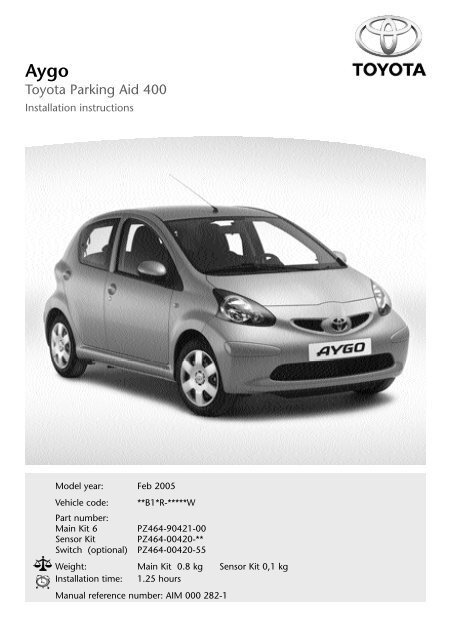 Toyota Parking Aid 400 - Toyota-tech.eu