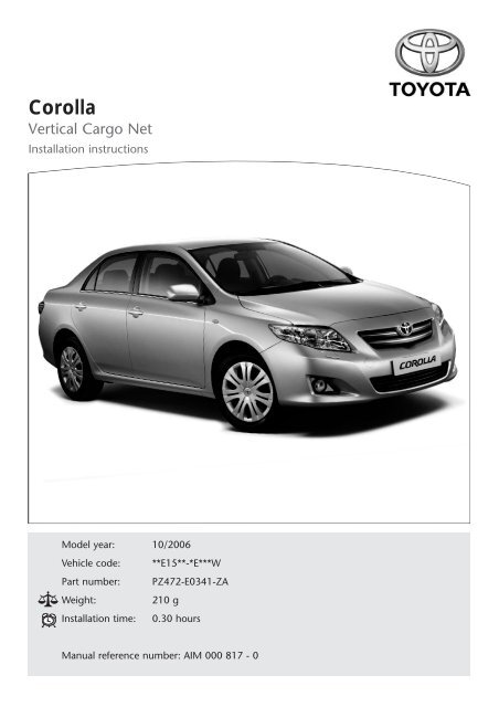 Corolla - Toyota-tech.eu