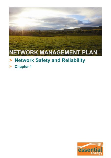 Network Management Plan Chapter 1 - Essential Energy