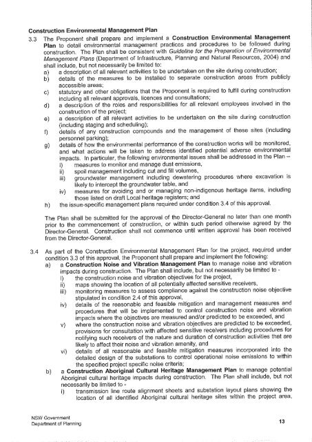 Construction Environmental Management Plan - Essential Energy