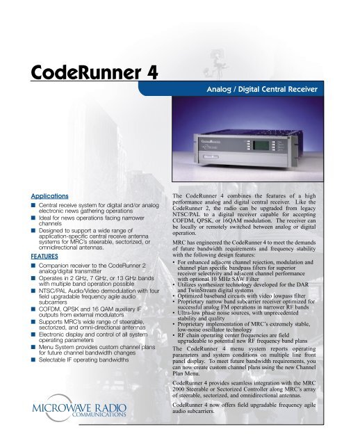Microwave Radio, CodeRunner 4 (0,50 MB)