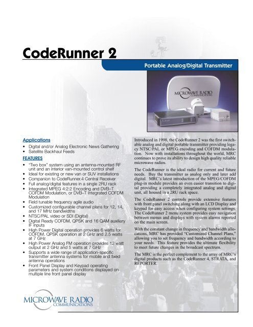 Microwave Radio, CodeRunner 2 (0,45 MB)