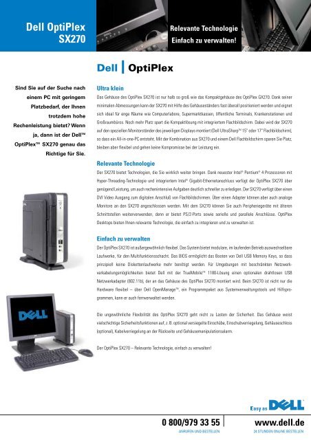 Dell OptiPlex SX270