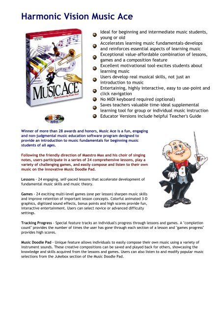 Harmonic Vision Music Ace