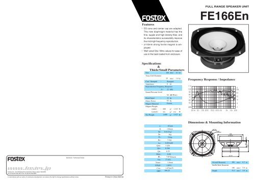 FE166En - Fostex