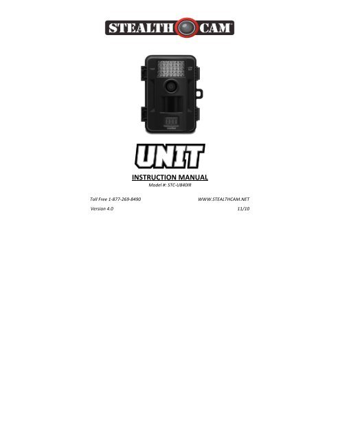 Stealth Cam Unit - Trail Camera