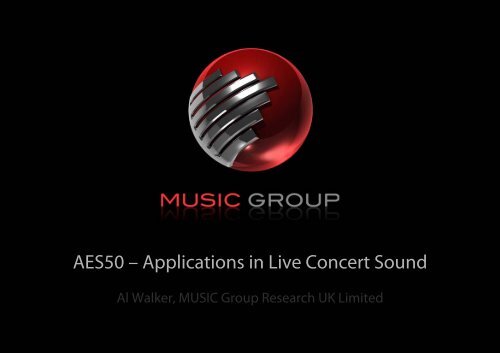 AES50 â Applications in Live Concert Sound - Audio Engineering ...