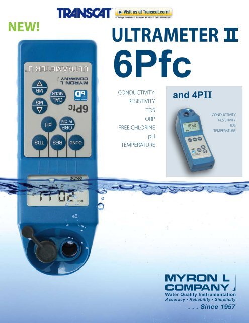 Myron L Company 6PIIFC Ultrameter II: Meter ... - Transcat