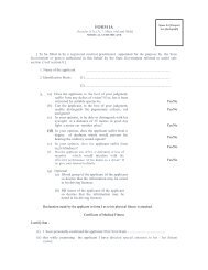 FORM 34 APPLICATION FOR MAKING AN ENTRY OF AN ...
