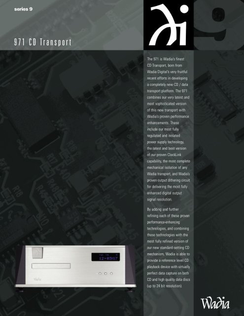 Wadia 971 Brochure